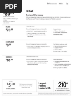 T-Mobile Invoice and Billing Statement | PDF | T Mobile Us | Receipt