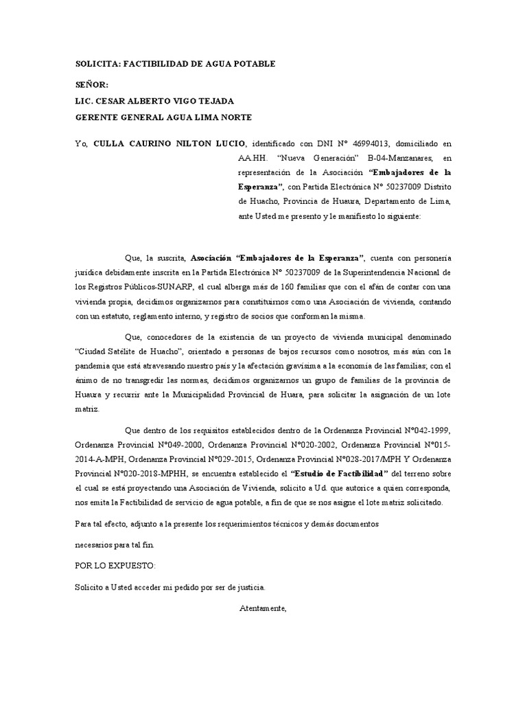 FACTIBILIDAD EMAPA | PDF