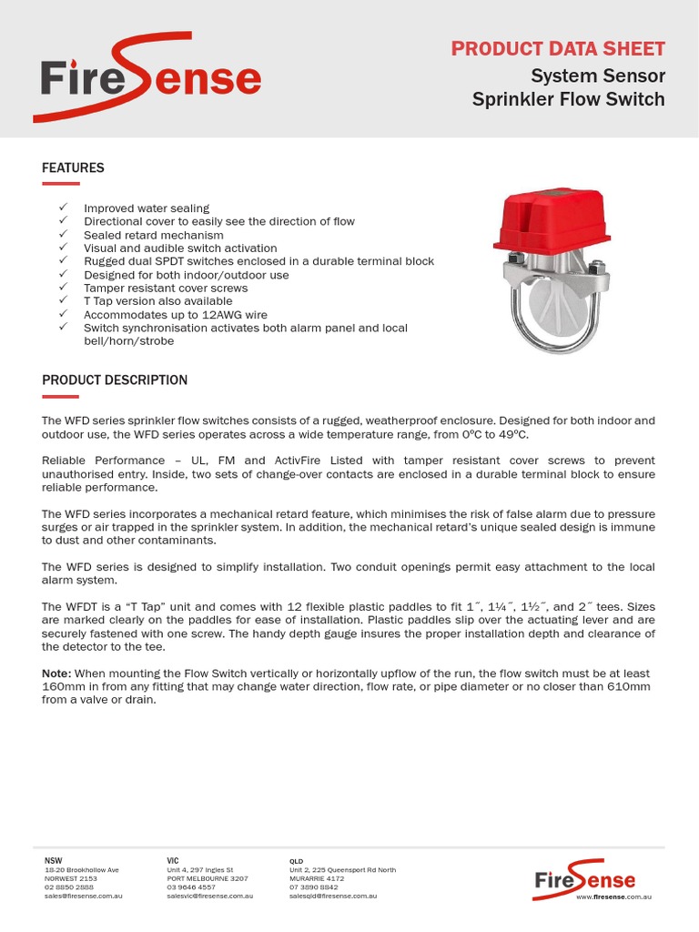 Flow Switch | PDF | Switch | Pipe (Fluid Conveyance)