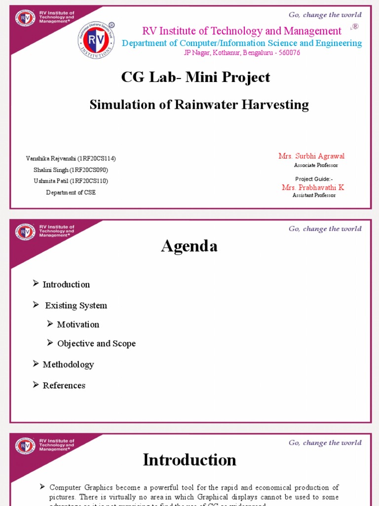 CG Mini Project | PDF | Computer Graphics | Computer Science