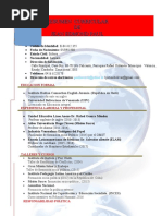Resumen Curricular Nuevo Modelo | PDF