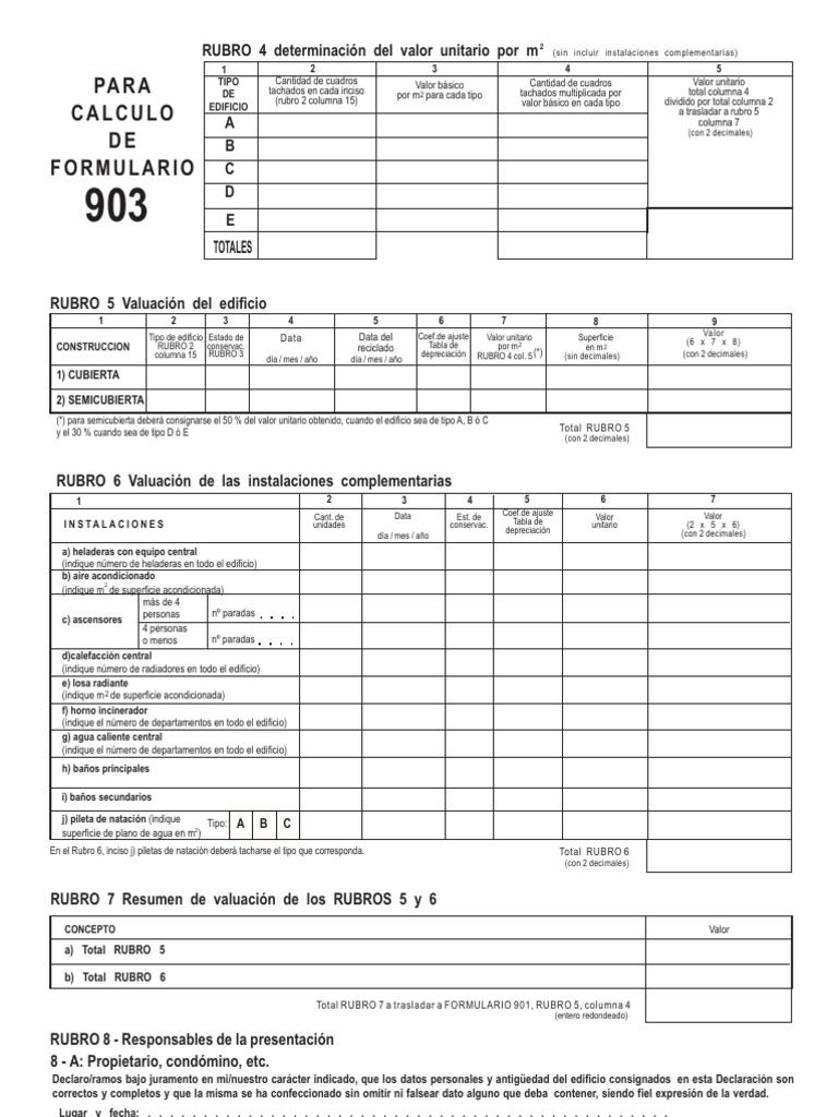 Formato Avalúo | PDF | Loseta | edificio