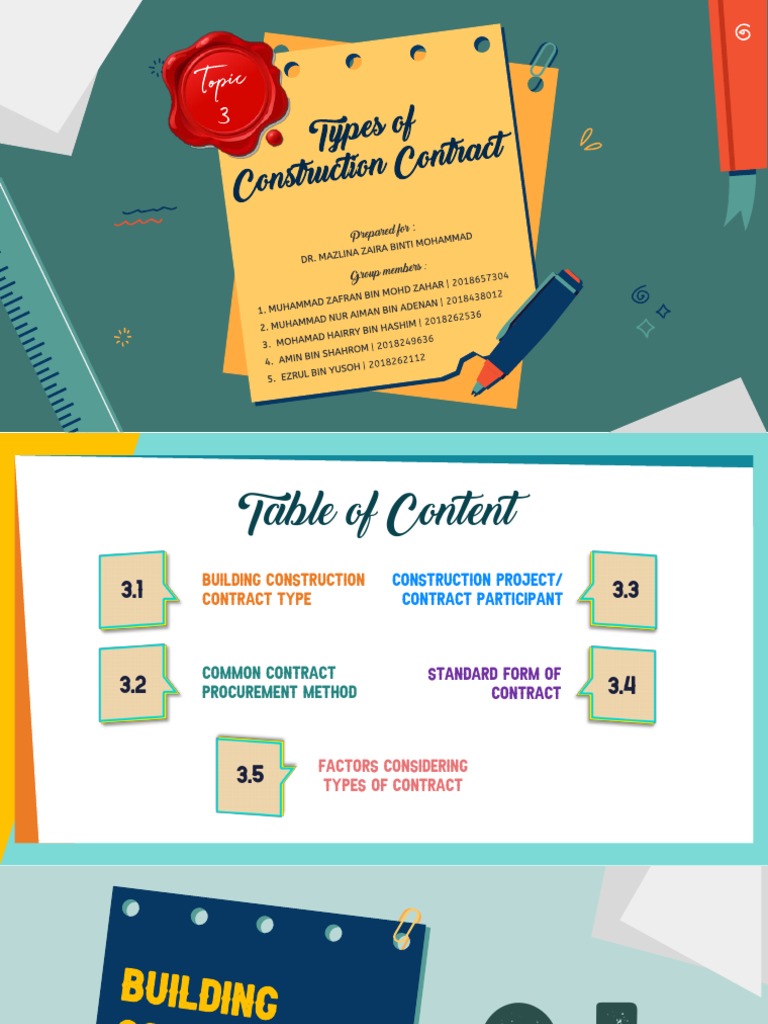 Types of Construction Contracts Explained | PDF | Economies | Business