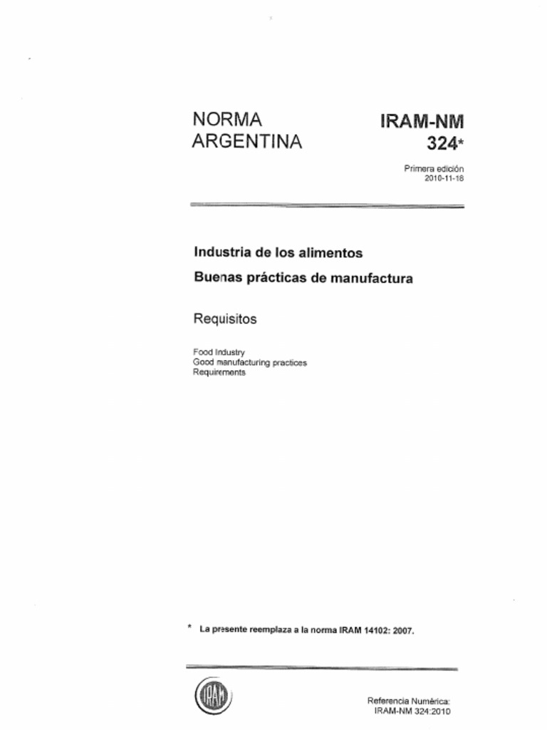 Norma Iram-Nm 324 BPM | PDF