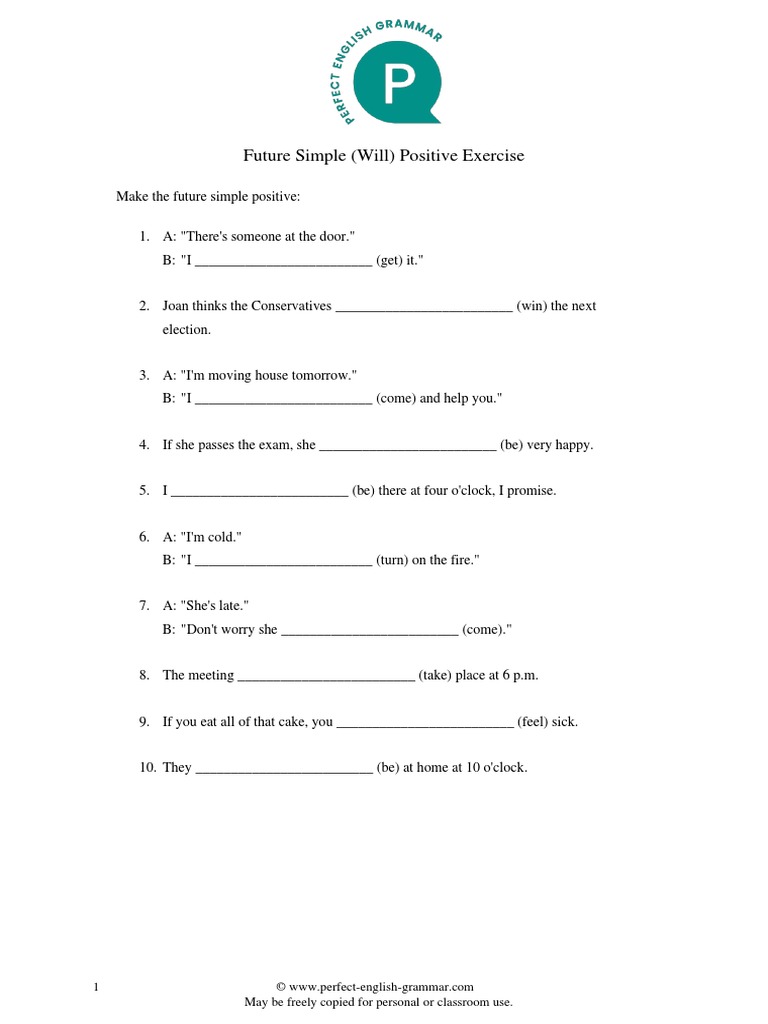 Future Exercises | PDF