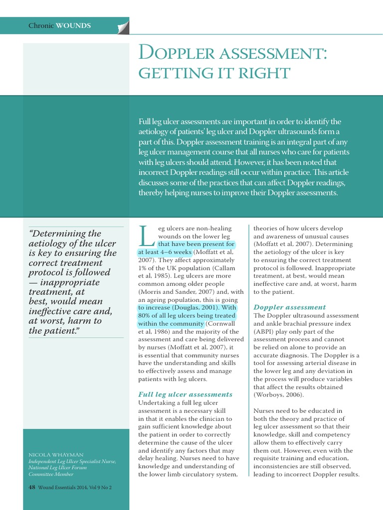 Doppler Assessmentgetting It Right | PDF | Medicine | Physiology