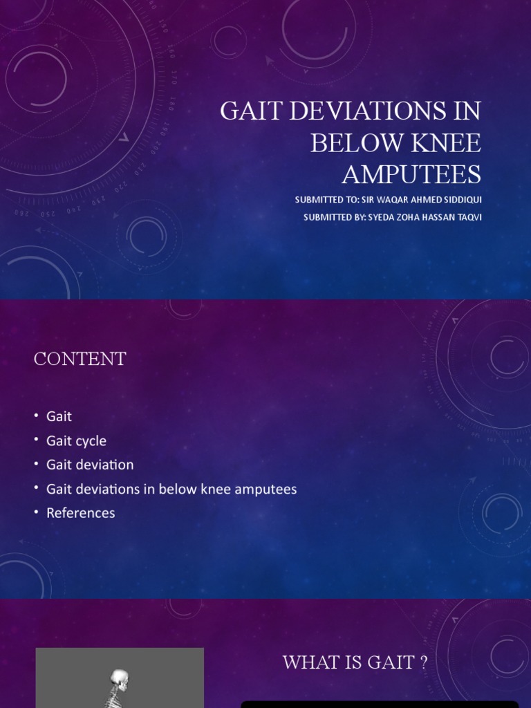 TTP Gait Deviation .PPTM | PDF | Prosthesis | Anatomical Terms Of Motion