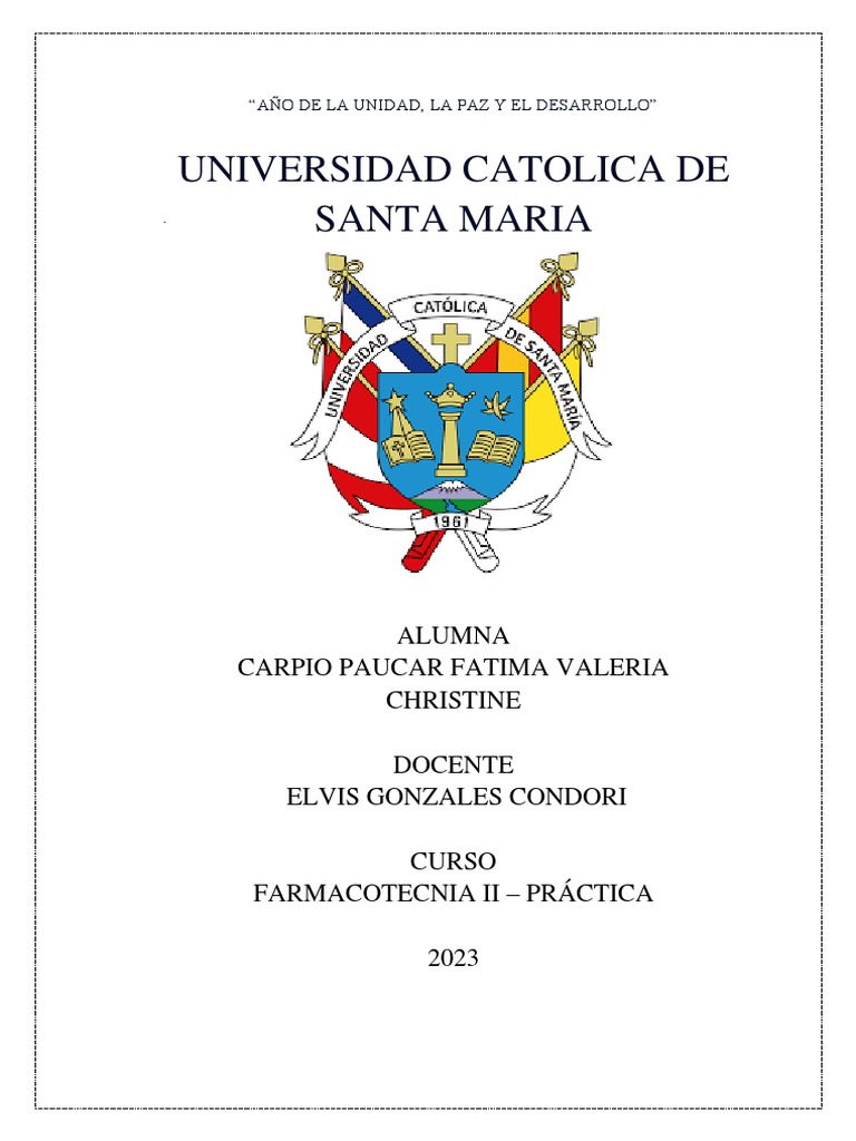 Practica 1 - Carpio Paucar Fatima Valeria Christine | PDF ...