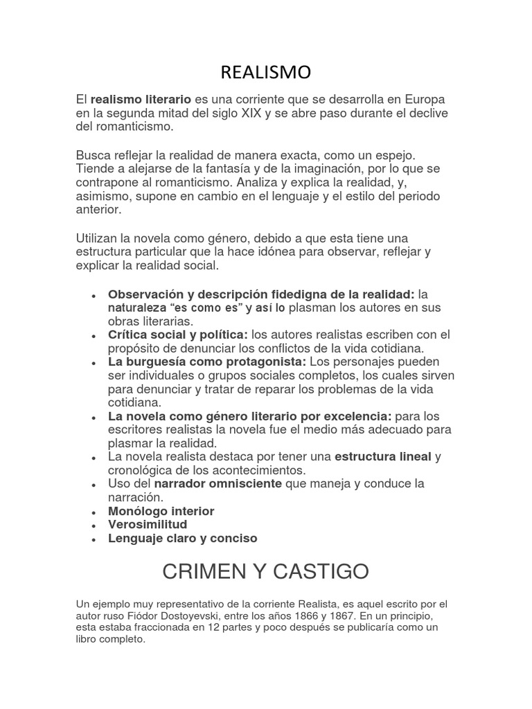 Crimen y Castigo | PDF | Crimen y castigo | Realismo literario