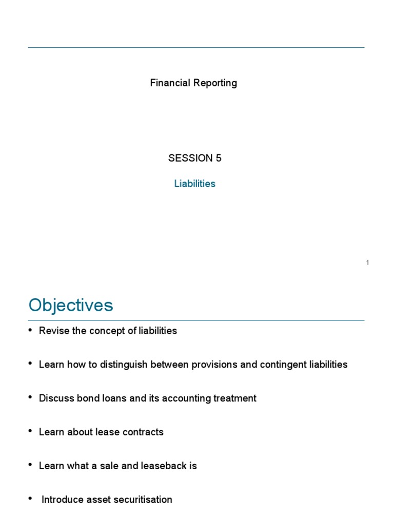 Session 5 Lt Liabilities For Lecture Solutions Pdf Bonds Finance Lease