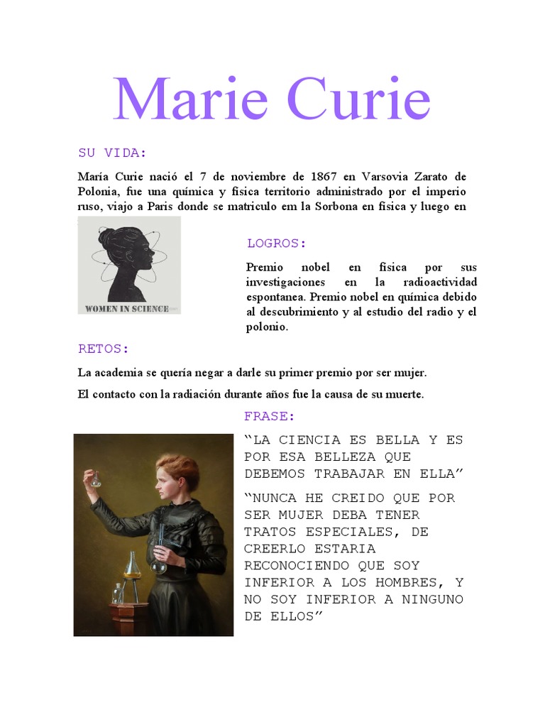 Marie Curie | PDF