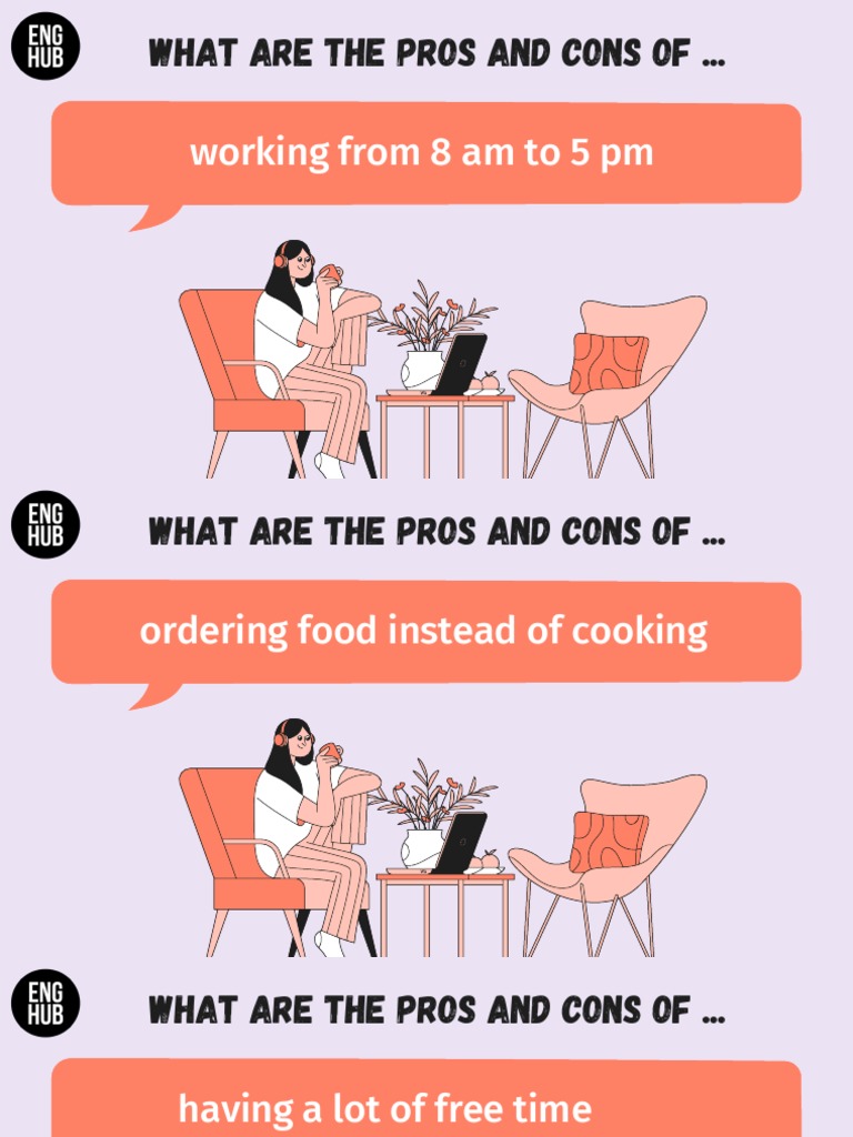 A1-A2 Pros and Cons Speaking Cards | PDF