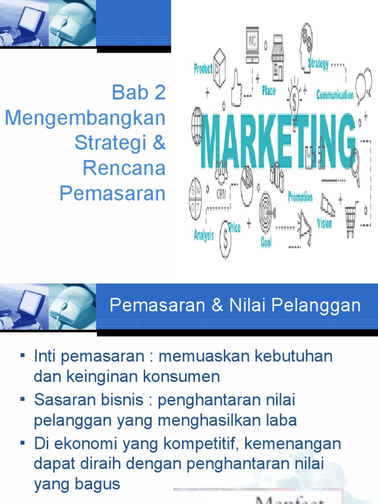 BAB 2 Mengembangkan Strategi & Rencana Pemasaran | PDF