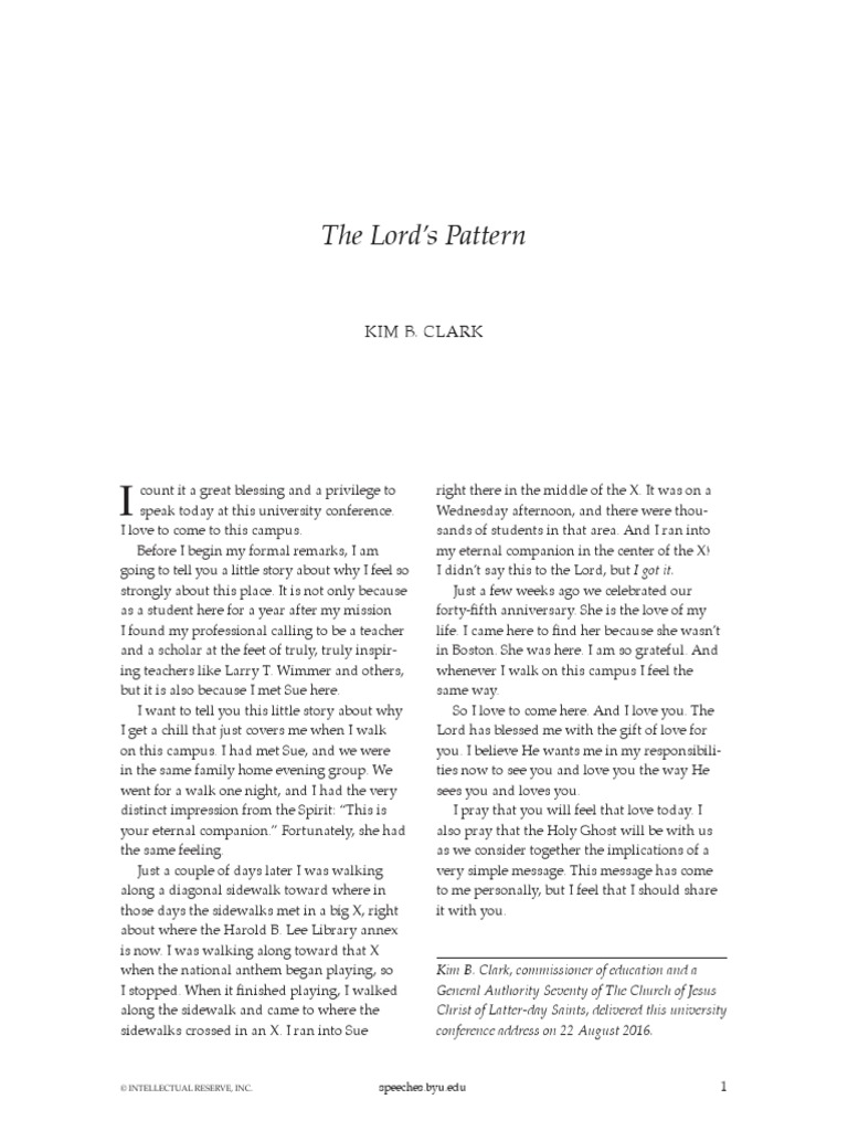 BYU Speeches - SHIP | PDF | Jesus | Prayer