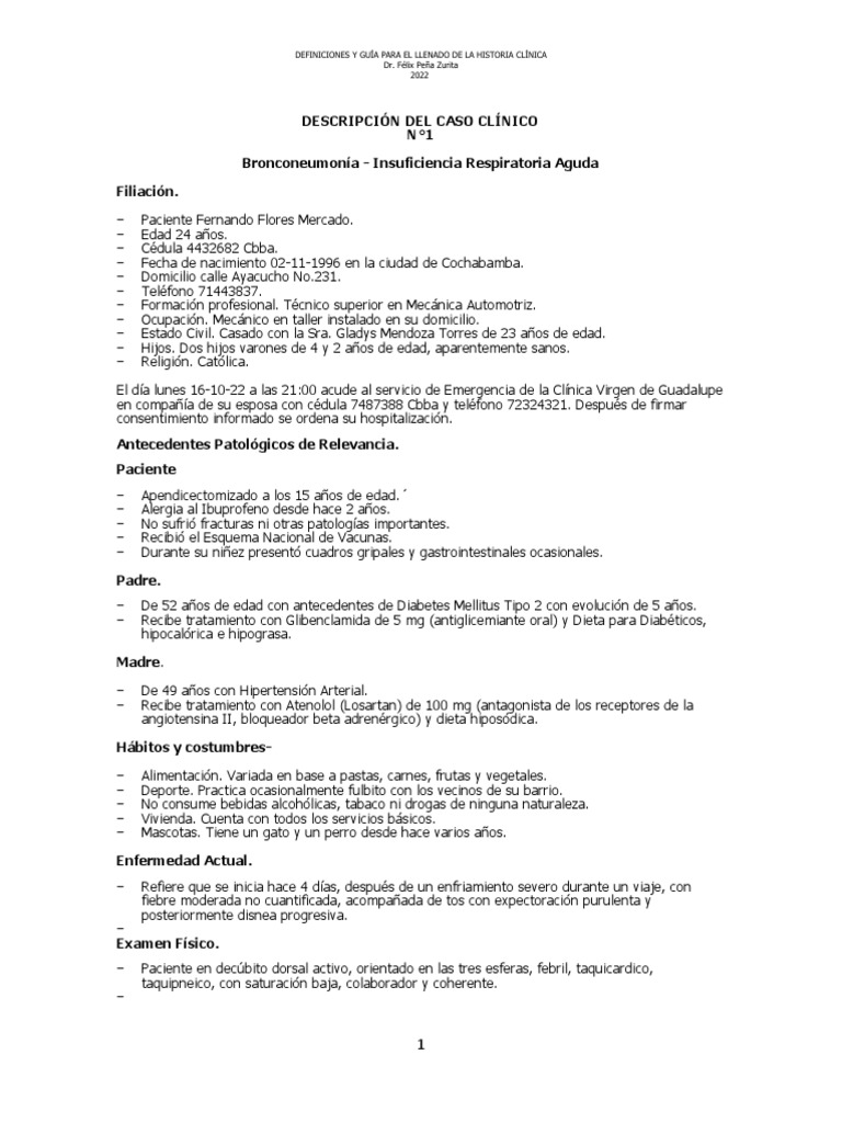 CC1 DCC | PDF | Examen físico | Medicina