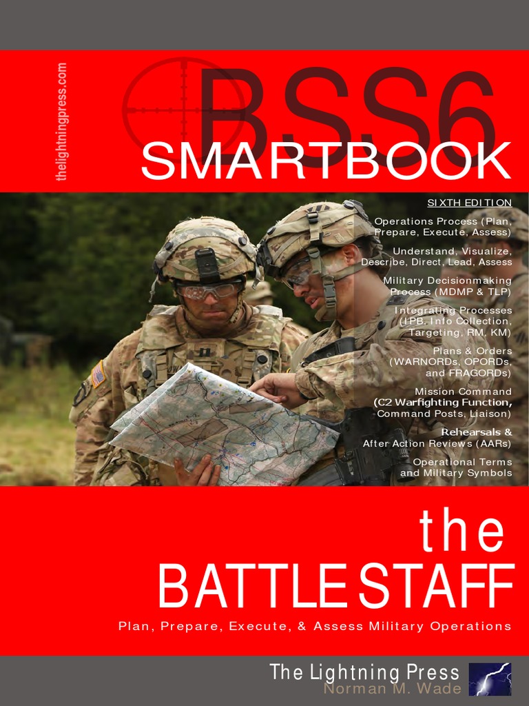 (BSS6) The Battle Staff SMARTbook - 6th Ed | PDF | Decision Making | Military Intelligence
