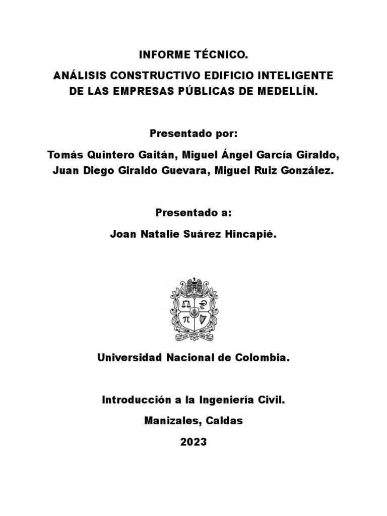 Análisis del Edificio Inteligente EPM | PDF | Automatización del hogar | Puente