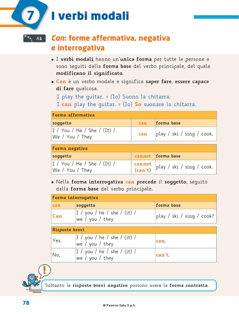 Pearson - Risorse Inglese SSPG Verbi Modali | PDF