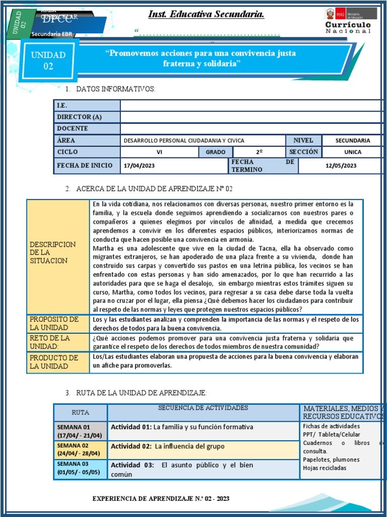 2º DPCC - Und.2 2023 | PDF | Aprendizaje | Software de la aplicacion