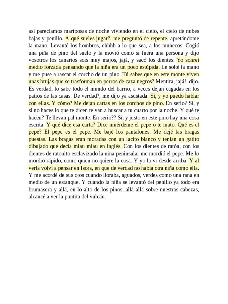 Panza de Burro - Andrea Abreu López (P. 103) MUERDEME EL PEPE | PDF