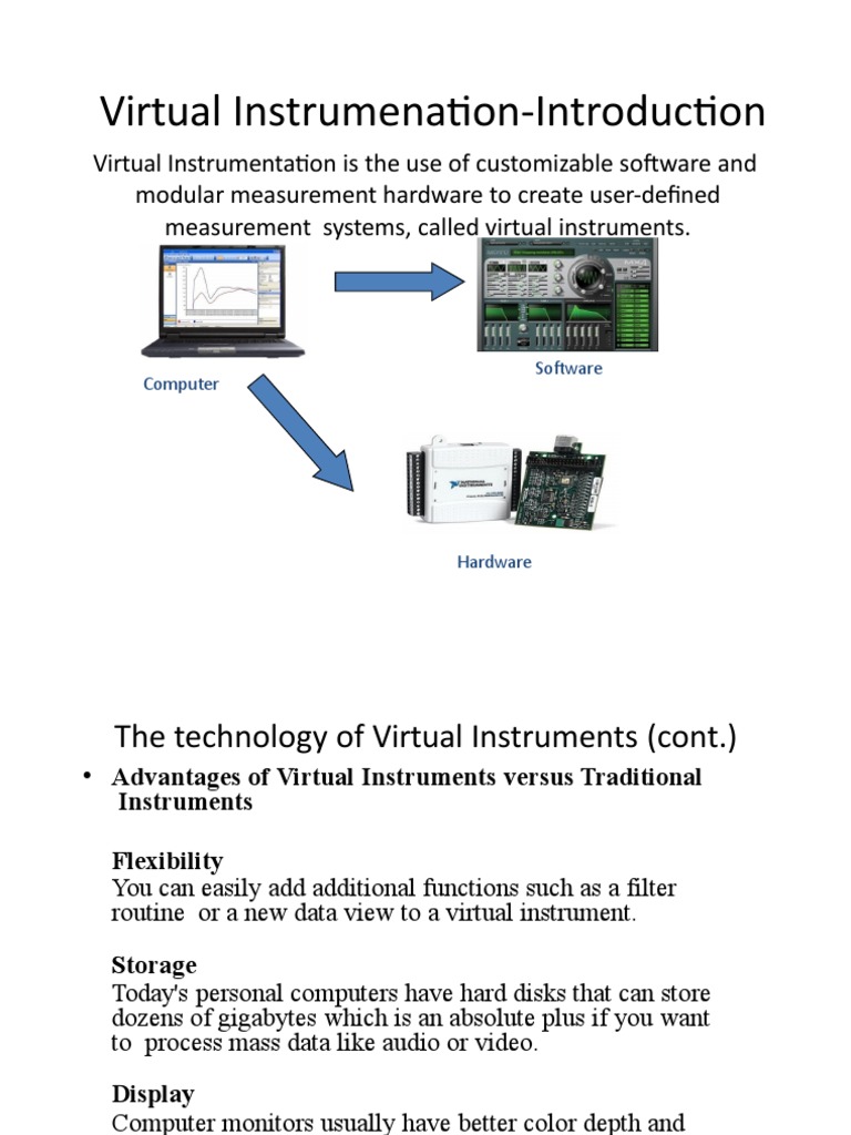 Virtual Instrumenation-Introduction - 64iGjLBx9F | PDF | Computer ...