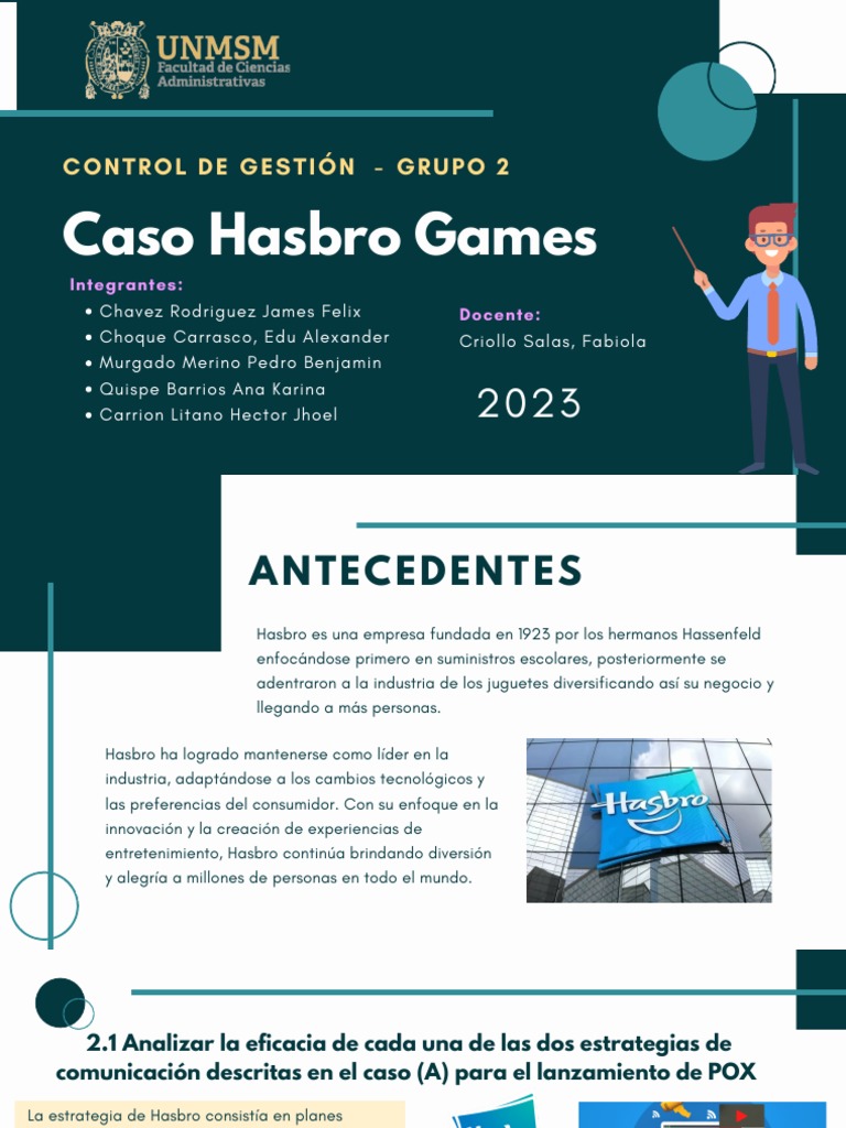 Caso Hasbro Grupo 2 | PDF | Hasbro | Marketing