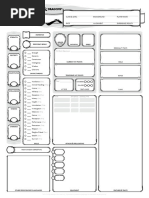 Dark Souls The Roleplaying Game Character Sheet (Form Fillable) | PDF ...
