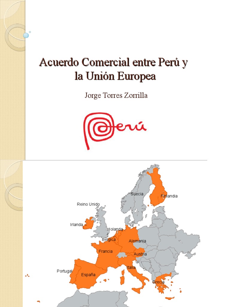 TLC Peru Union Europea | PDF | Comercio | Perú