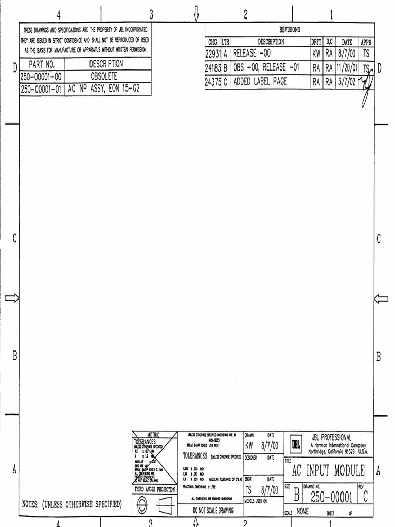 EONSUB-G2 AC Input Module Schematic | PDF