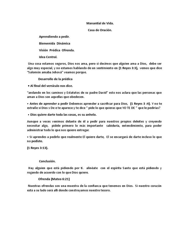 Predicas Julio | PDF | Crecimiento personal y profesional