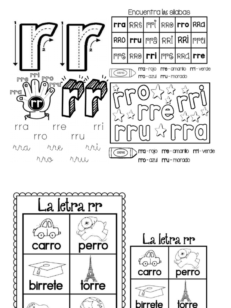 Cuadernillo Rra Rre Rri Rro Rru | PDF