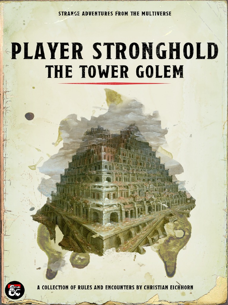 5E - Player Stronghold - The Tower Golem Base | PDF | Law