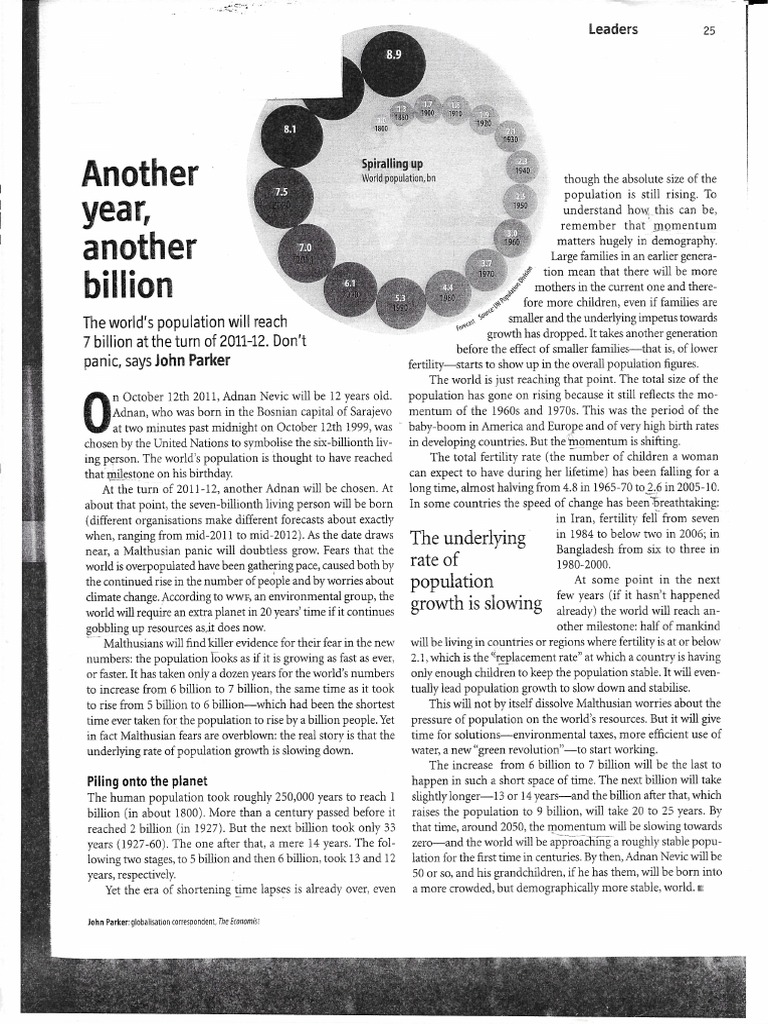 Another Year, Another Billion | PDF Another Year, Another Billion | PDF