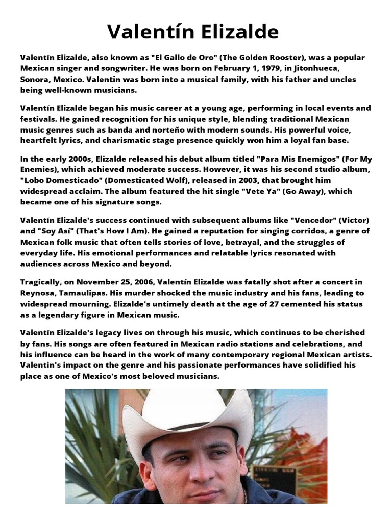 Valentín Elizalde | PDF