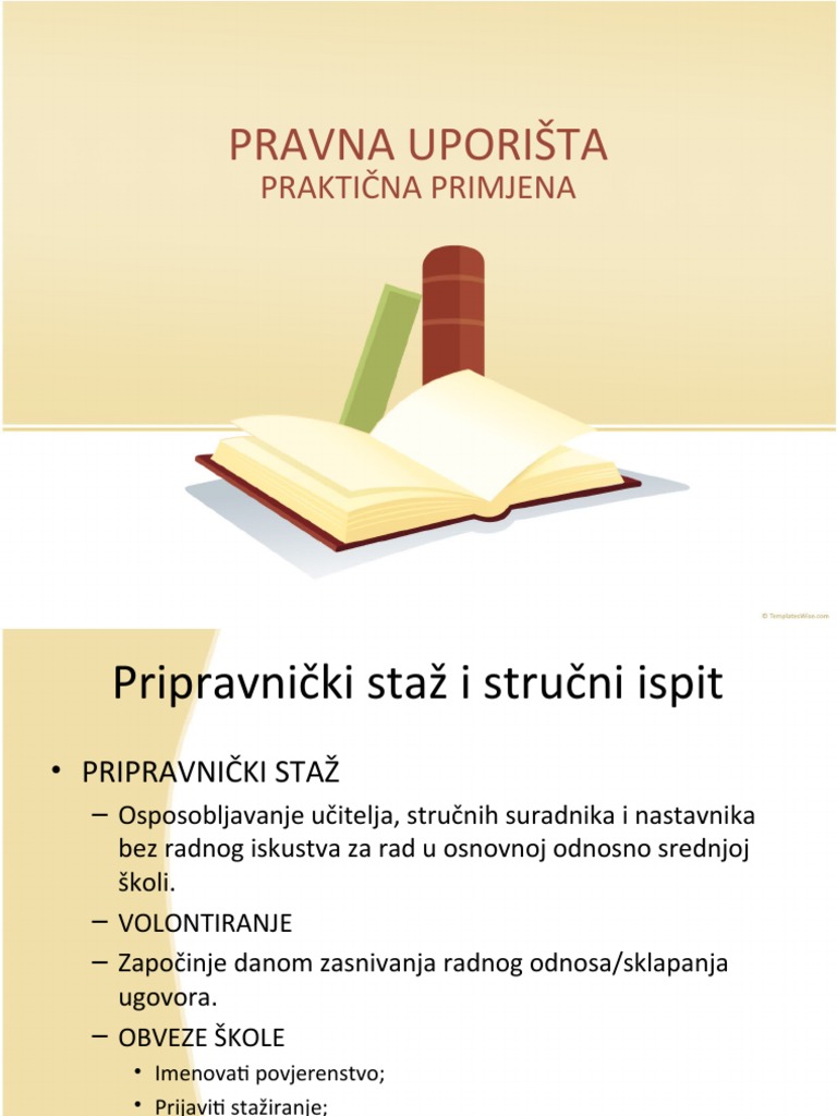 Pripravnicki Staz I Strucni Ispit | PDF