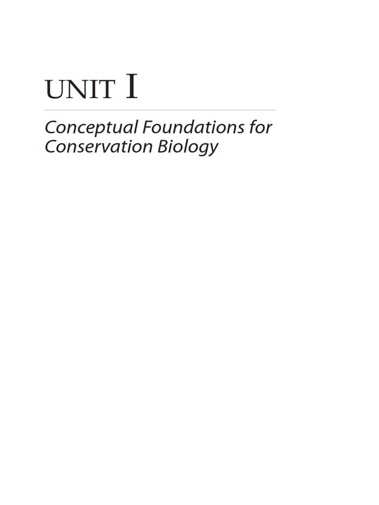 1 - Principles of Conservation Biology, Third Edition | PDF ...