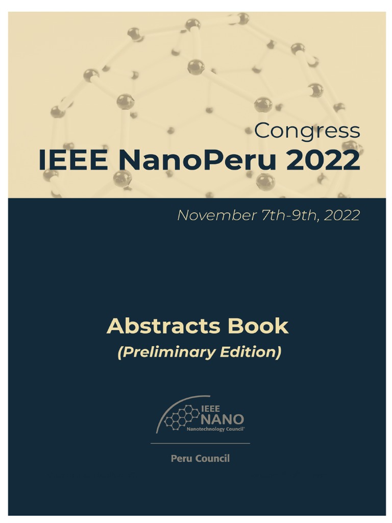 Abstracts Book - IEEENanoPeru - 2022 - PreliminaryEdition | PDF ...
