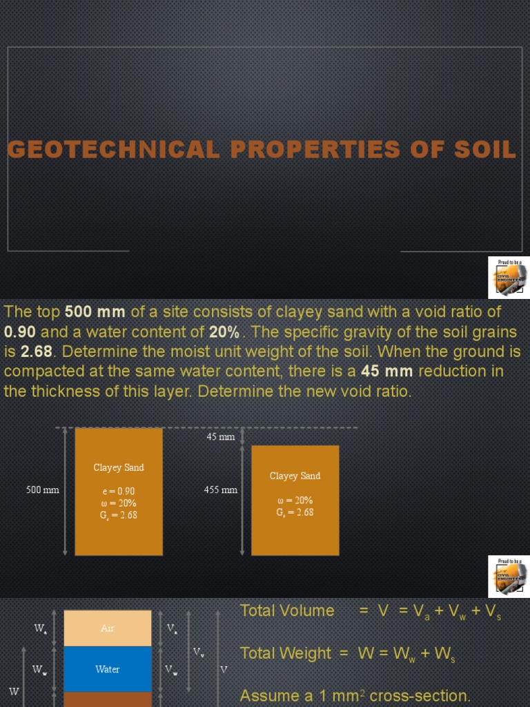 Geotechnical Soil Properties Analysis | PDF
