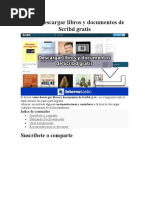 Descarga Documentos en Scribd | PDF | Informática