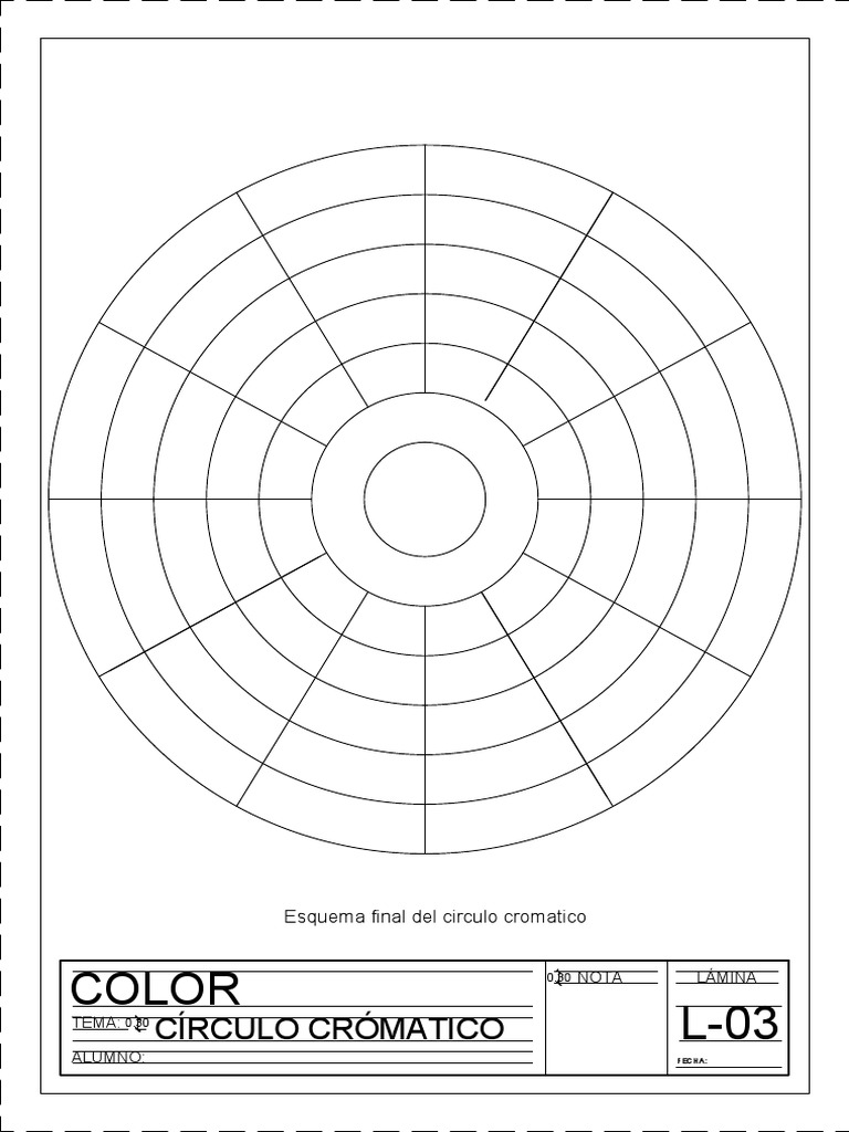 Ejercicio 03 - Circulo Cromatico 5 | PDF