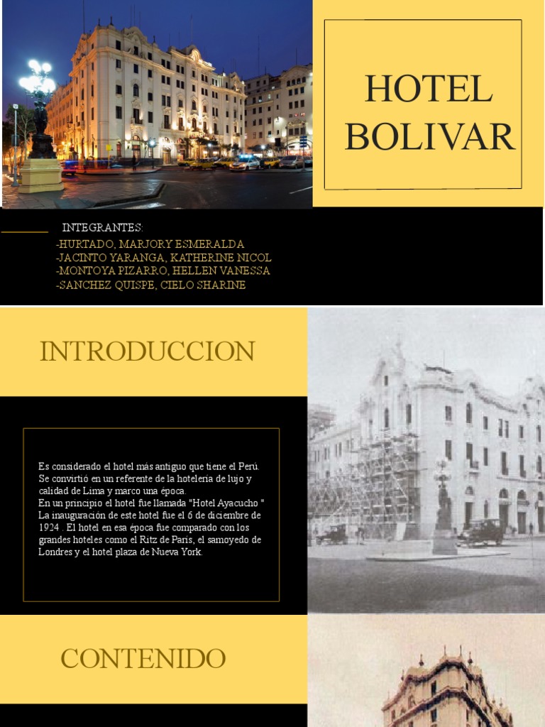 Hotel Bolivar | PDF