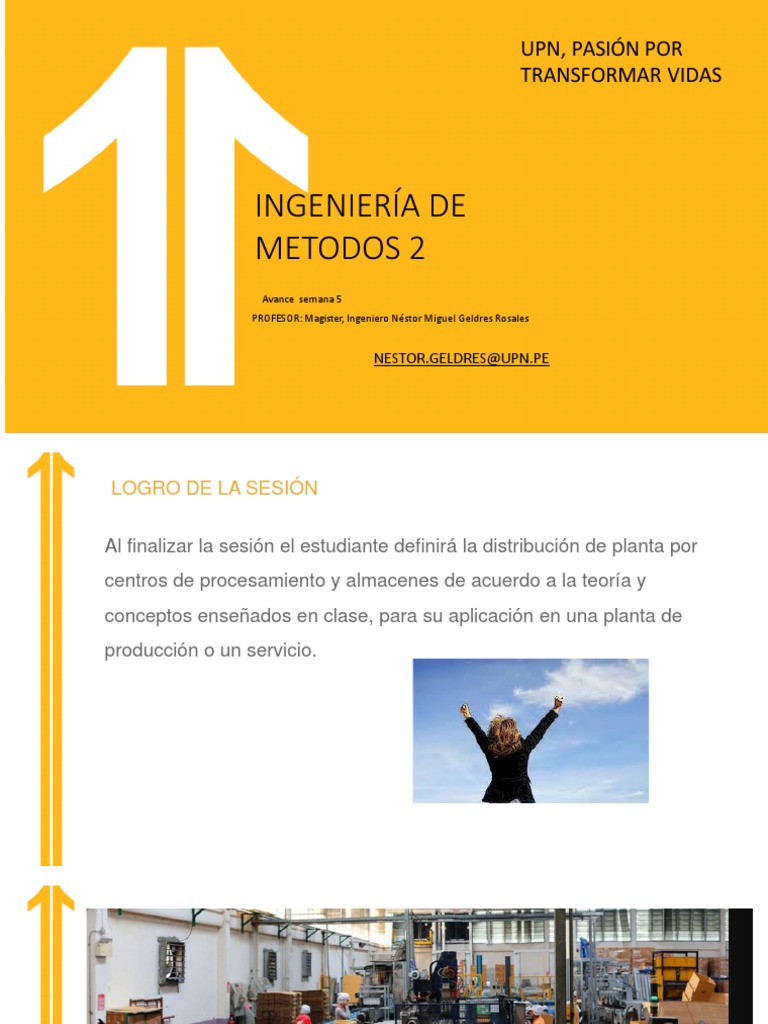 Ingenieria de Metodos 2 2023-1 s5 | PDF | Almacén | Logística