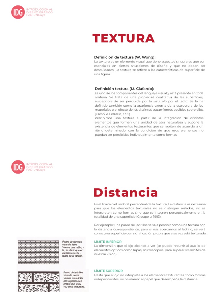 Clasificación TEXTURA - ok | PDF | Percepción | Diseño