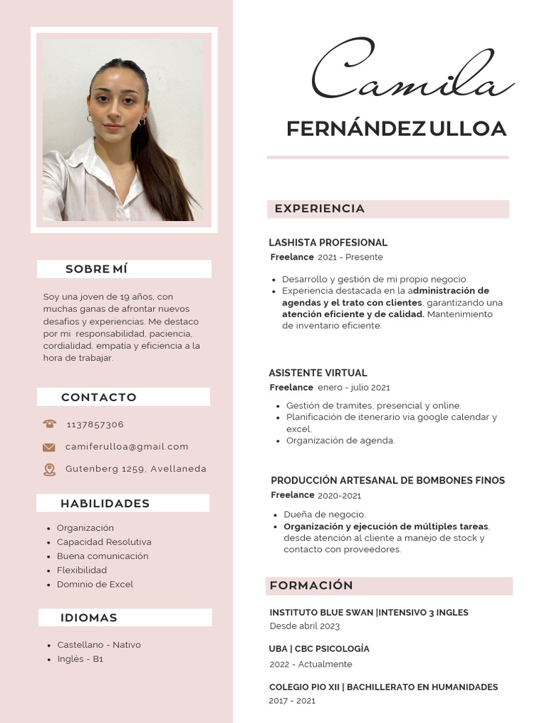 CV Asistente | PDF