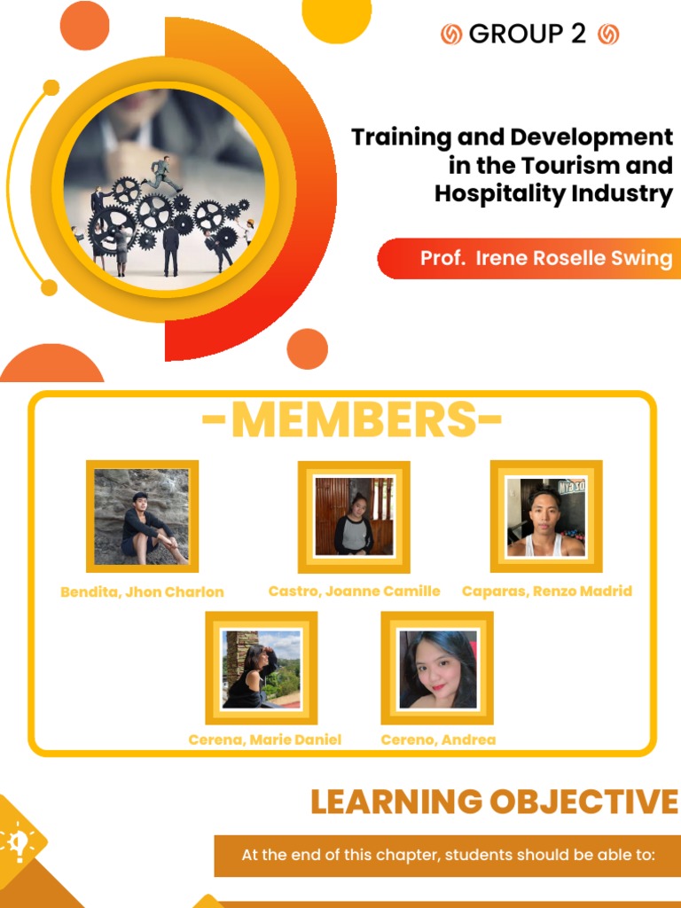 Group 2 - Training and Development in the Tourism and Hospitality ...