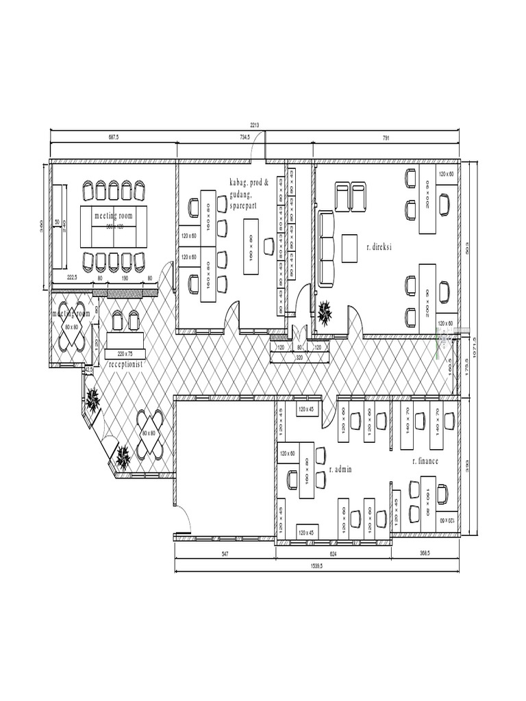 Julius Halim Meeting Room Layouts | PDF