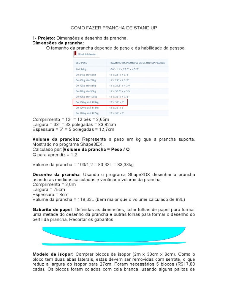 Como Fazer Prancha de Stand Up | PDF