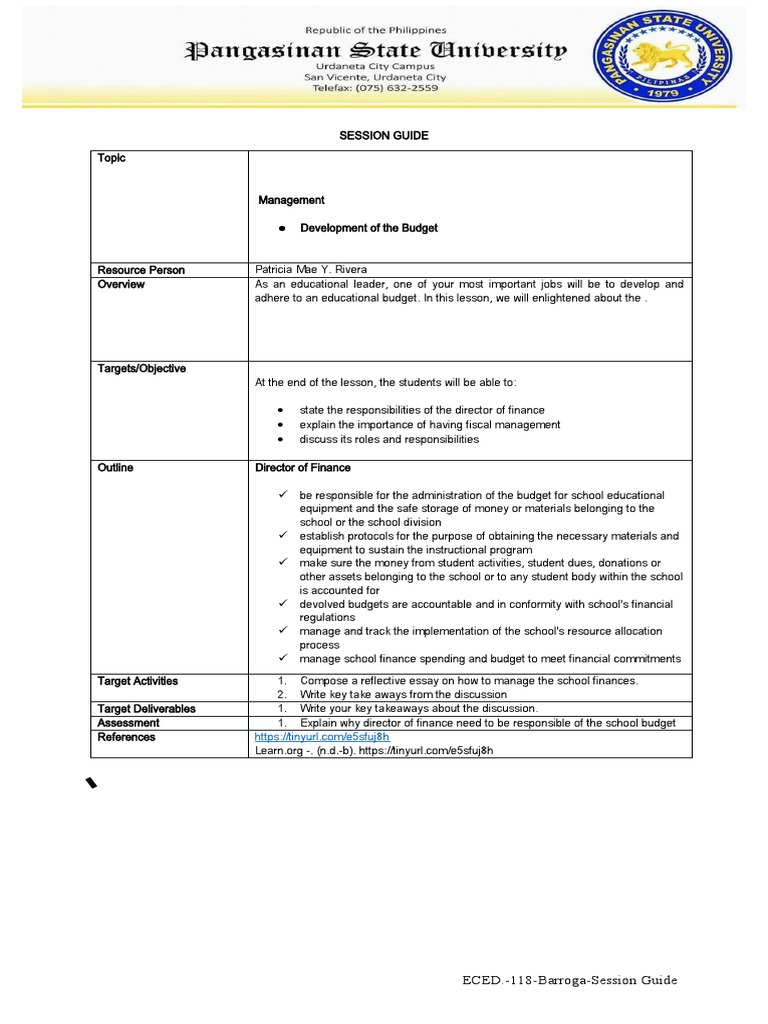 SESSION-GUIDE-ECED-118 | PDF