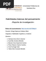 Habilidades Básicas Del Pensamiento | PDF | Pensamiento | Mente