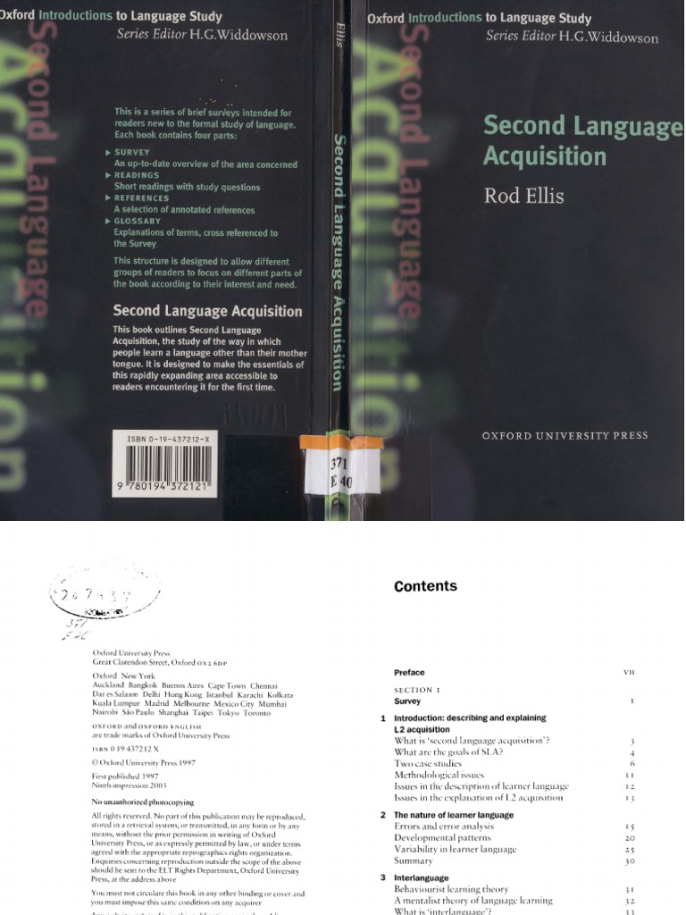 Ellis Aspects of Interlanguage | PDF